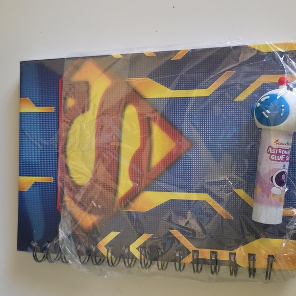 Queen2Keepup Boutique | Office | Superman Notebook Journal And Glue ...